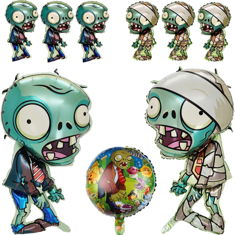 Games-Balloon-Plants-Vs-Zombies-Theme-Party-Decoration-Supplies-Package ...