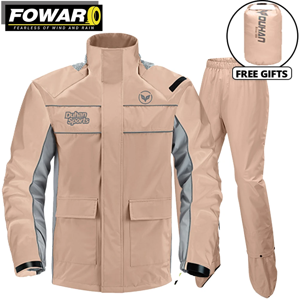 Rain-Suit-Men-Motorcycle-Reflective-Ultra-Light-Rain-Proof-Windbreaker ...