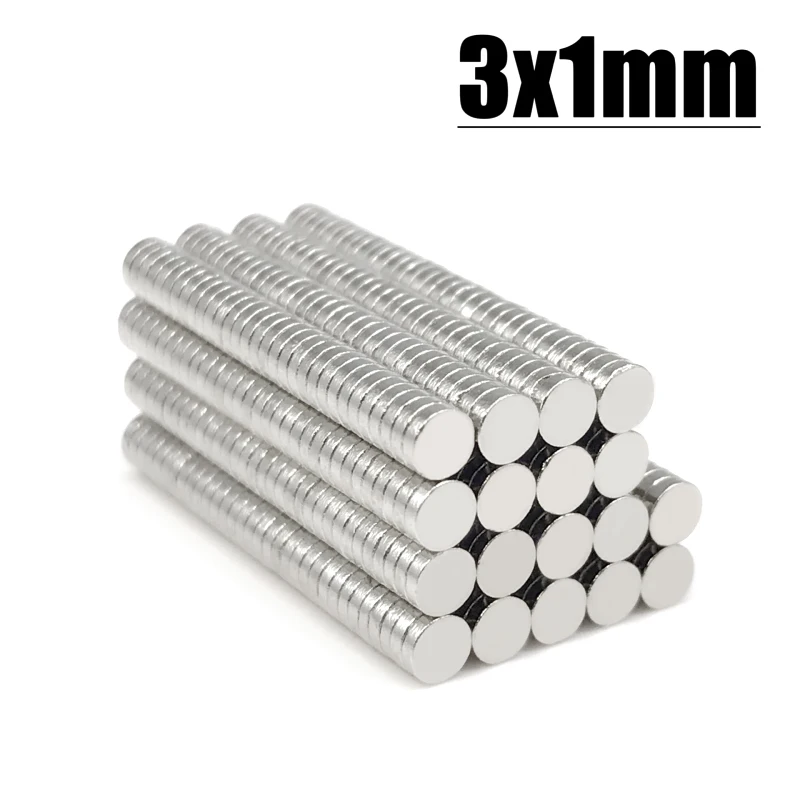 20-20000PCS-3-x-1mm-Powerful-Super-Strong-Rare-Earth-Neodymium-Disc ...