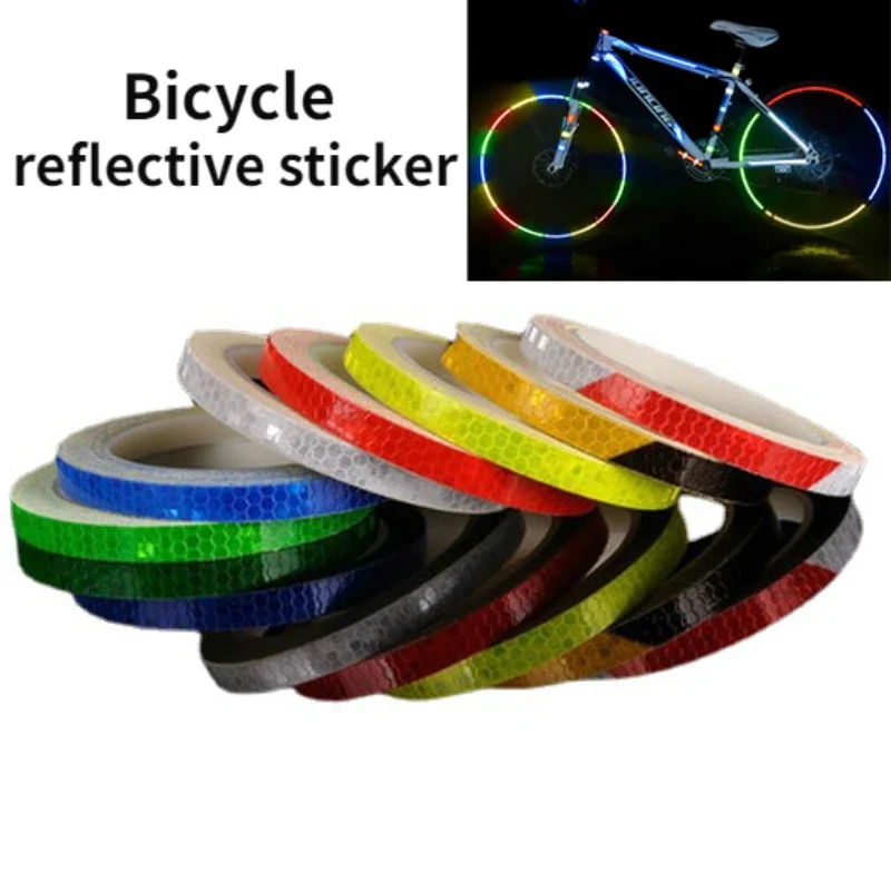 8M-Bike-Stickers-Reflective-Tape-Fluorescent-MTB-Bike-Bicycle-Strips ...