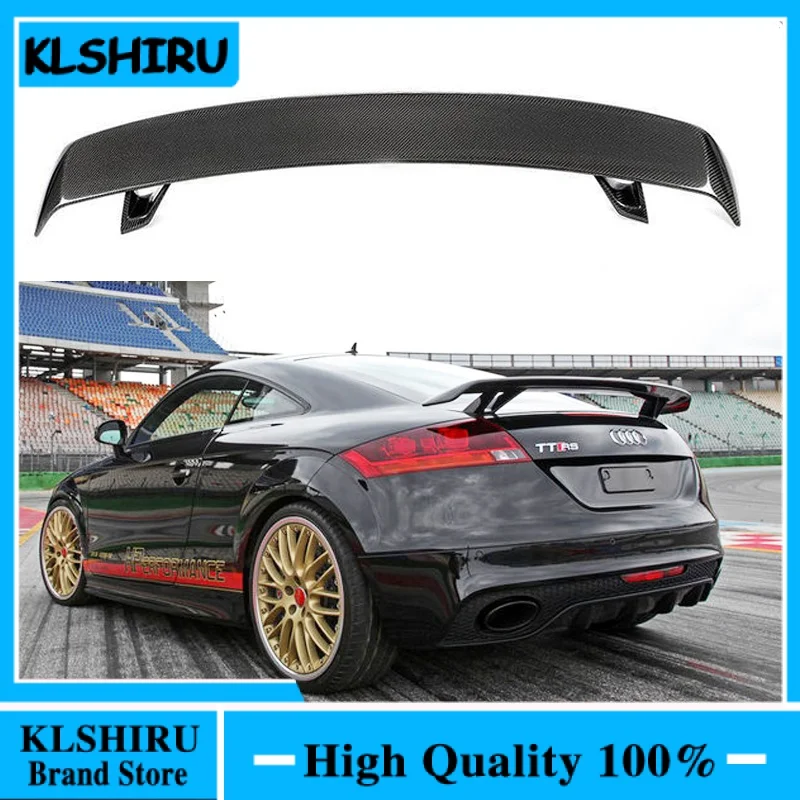 Carbon Fiber Rear Trunk Spoiler For Audi Tt Mk2 Boot Wing Lip ...