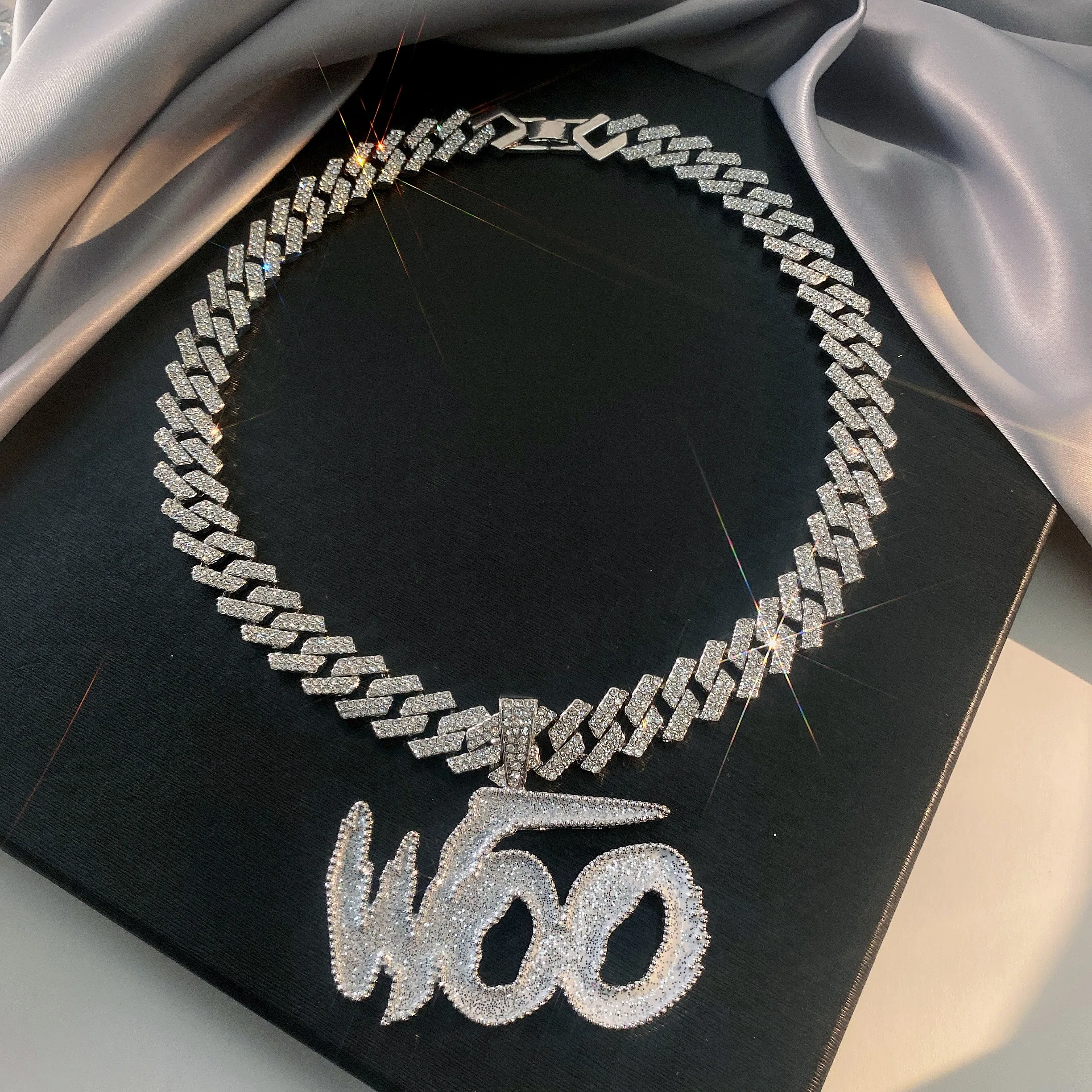 Woo Baby Iced Out Pendant for Men Hip Hop Cuban Chain for Women Fashion ...