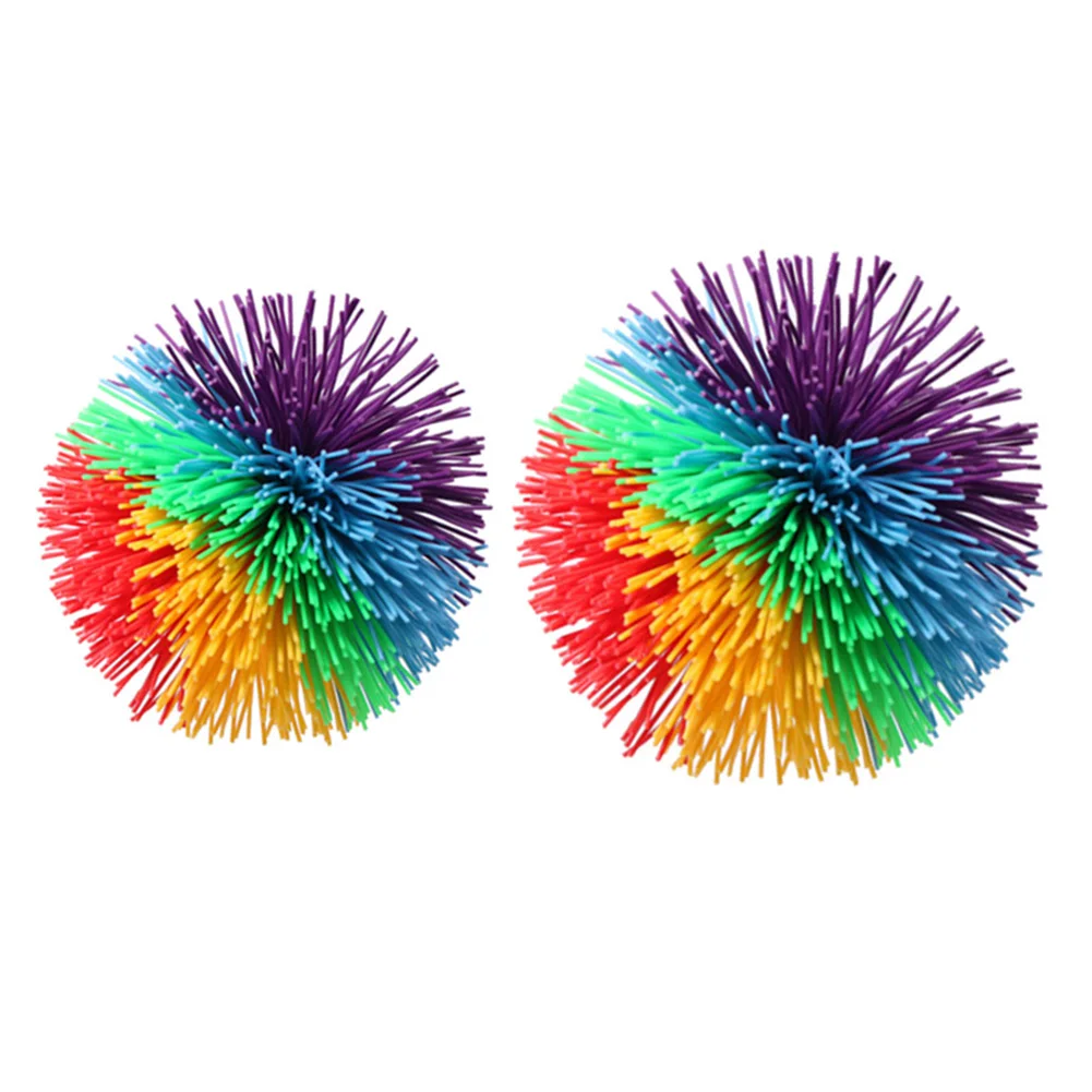 6-9cm-Anti-Stress-Rainbow-Fingertips-Sensory-Bouncy-Ball-Funny-Rubber ...