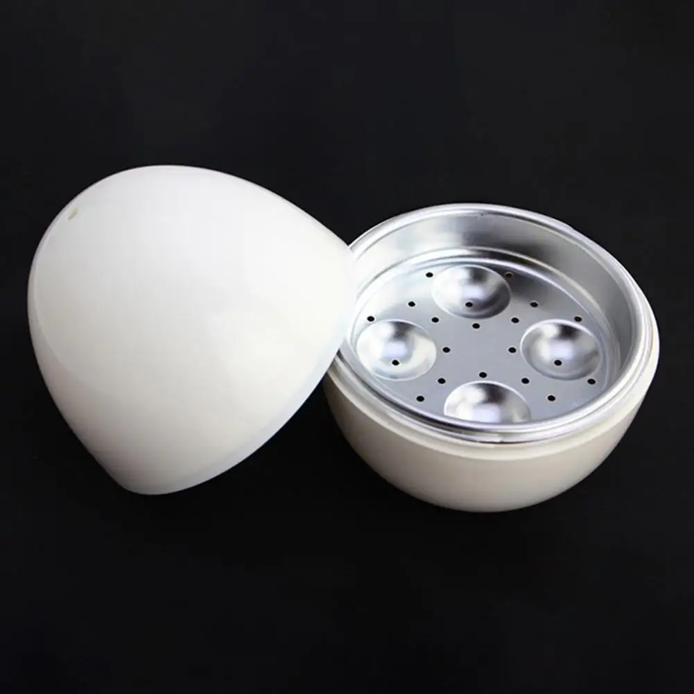 Egg-Steamer-Egg-Boiler-Practical-4-Eggs-Capacity-Egg-shaped-Simple ...