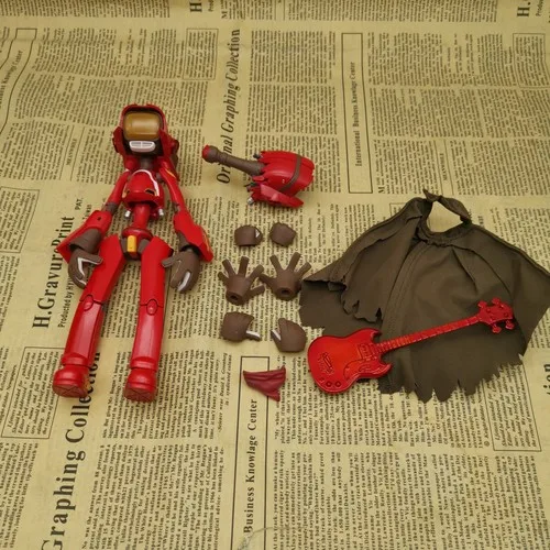 Original RIO BONE FLCL Action Figure Fooly Cooly Red Robot Ornaments ...