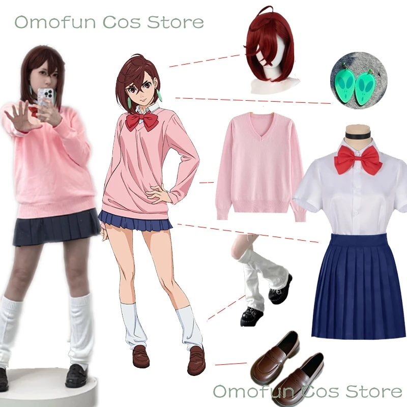 Momo-Ayase-Cosplay-Costume-Wig-Anime-Dandadan-School-JK-Uniform ...