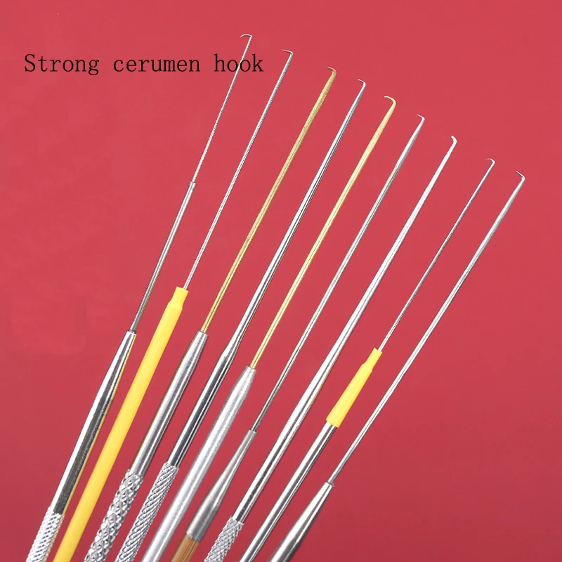 Cerumen hook to take ear stones, hard ear wax, thin ear crochet needle ...