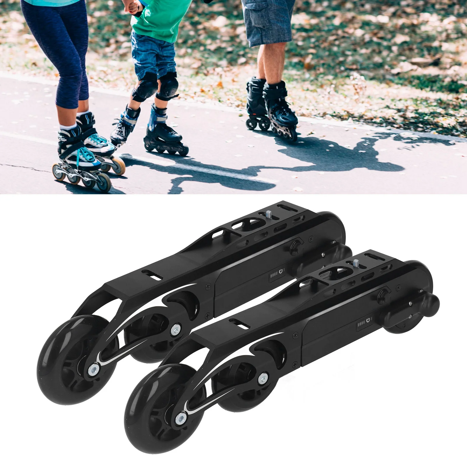 Electric Roller Skates Provide Flexibility Composite Frame Aluminum ...