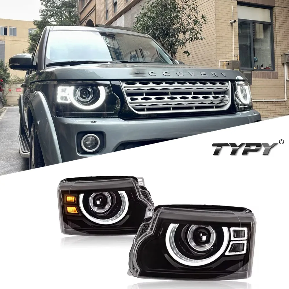 Head Lamps For Land Rover Discovery 4 2010-2017 Upgrade to NEW Defender ...