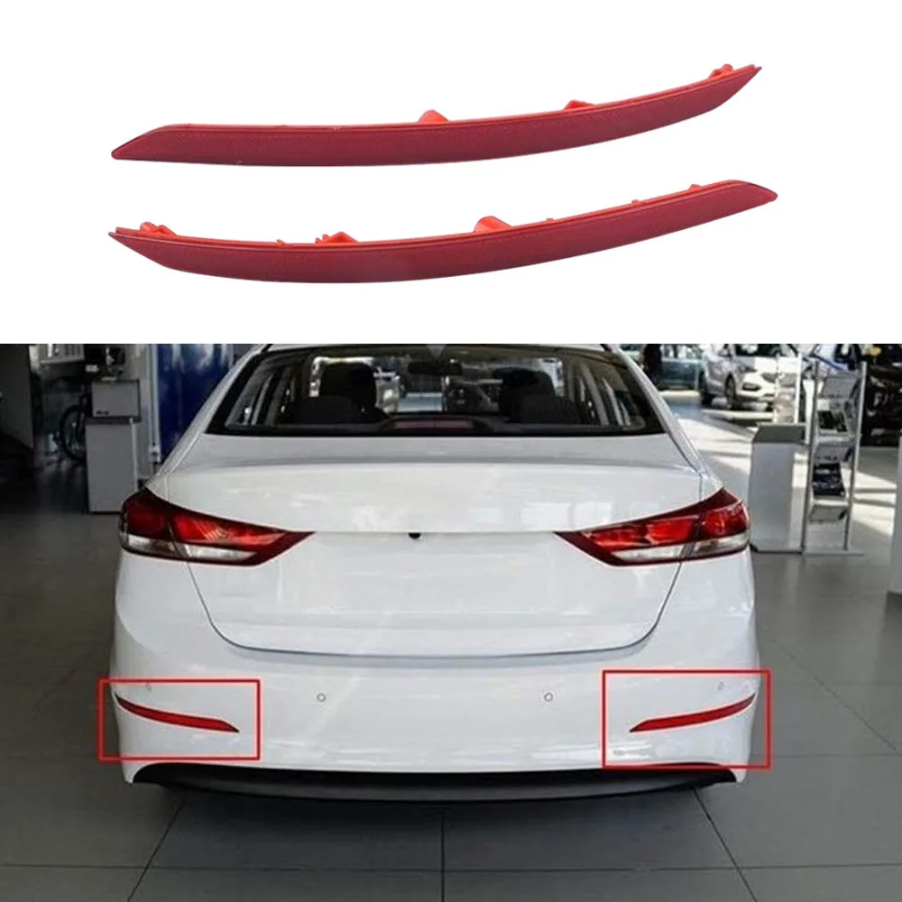 For Hyundai Elantra 2017-2018 Car Rear Bumper Reflectors 92406F2000 ...