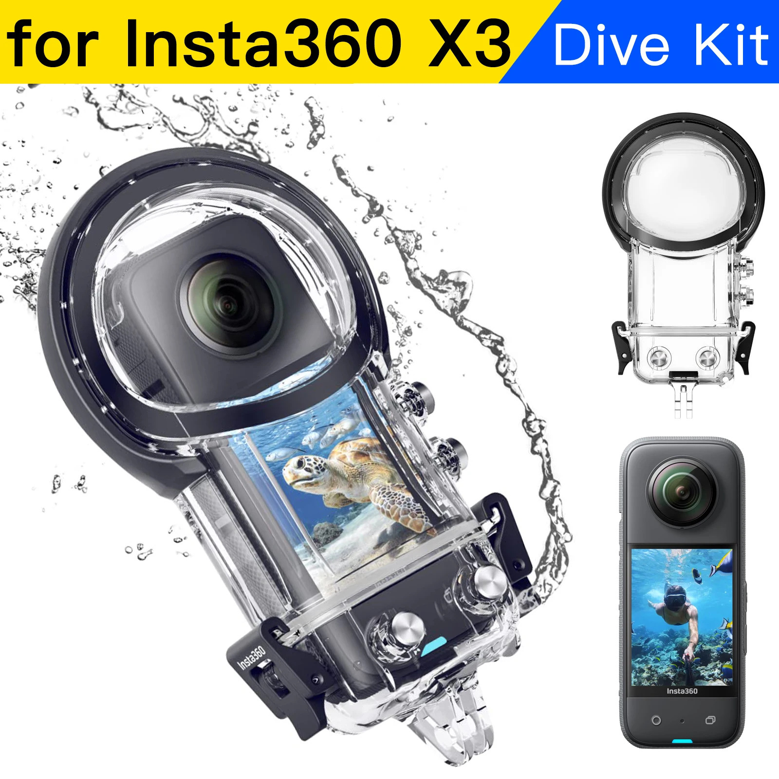 Waterproof-Housing-Case-for-Insta360-X3-Underwater-Protector-Diving-Camera-Dive-Kit-for-Insta ...