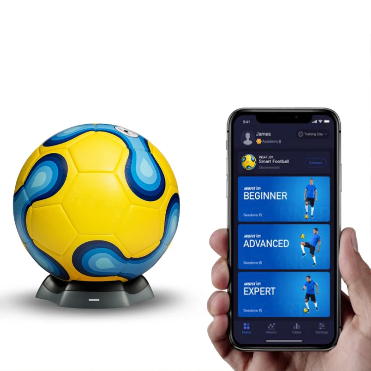 Máquina de balones de fútbol inteligente con vídeo de instrucciones ...