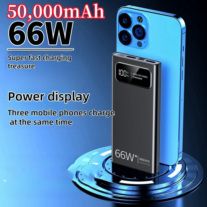 NEW-Power-Bank-For-Xiaomi-500000mAh-120W-Super-Fast-Charging-Battery ...