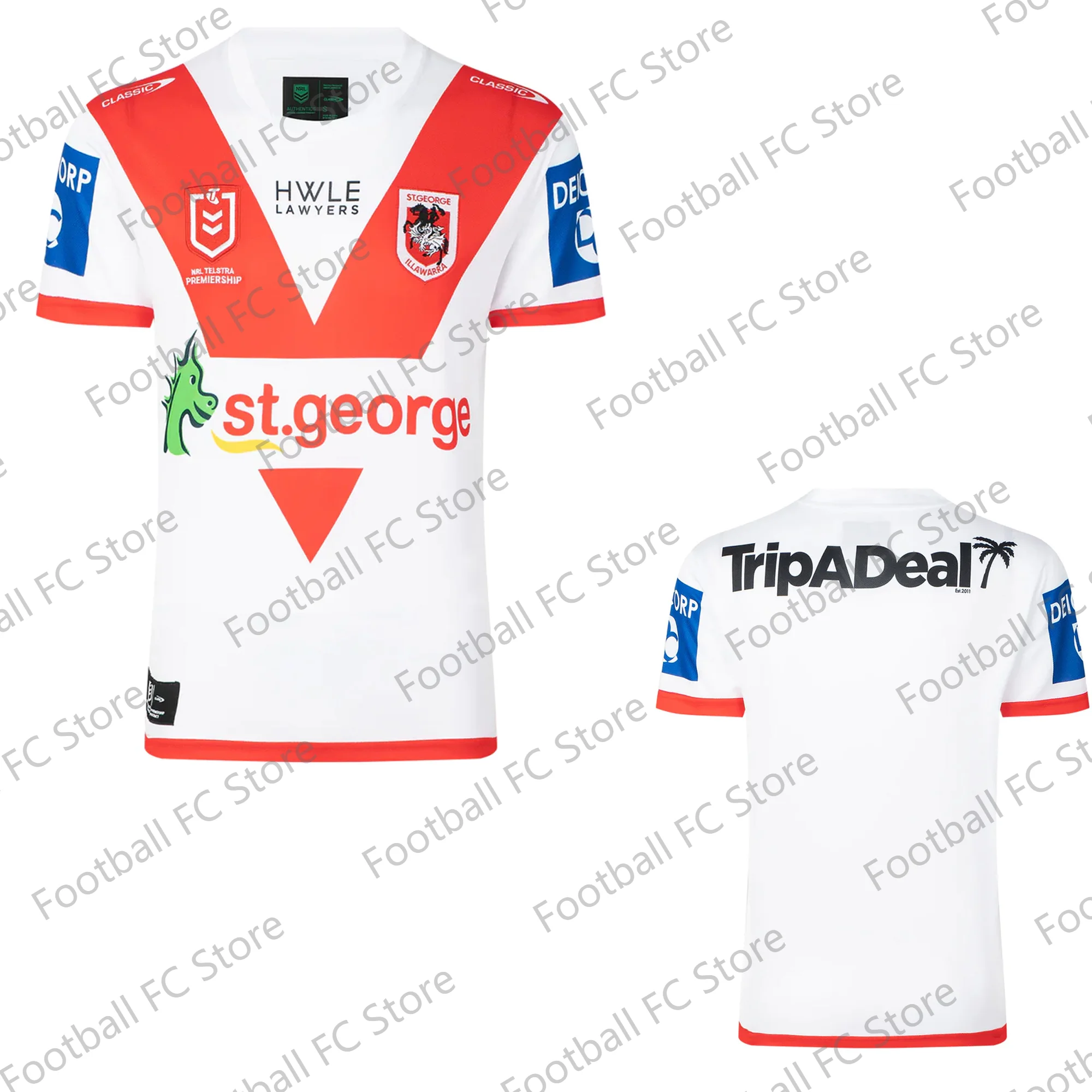 New Arrival Summer 23/24 St. George-Illawarra Dragons 2024 Rugby jersey ...