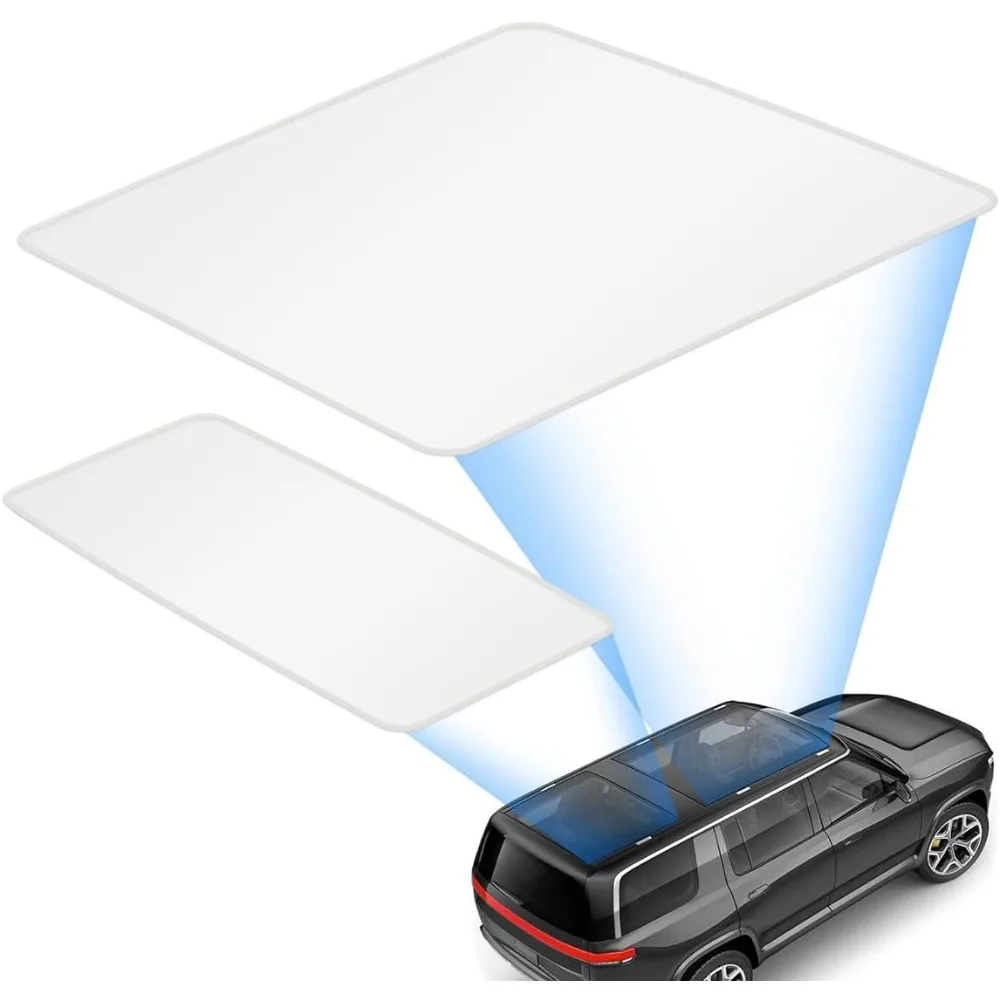 Windshield Glass Roof Sunshade For Rivian R1S Accessories Foldable Top ...