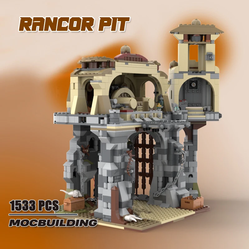 Movie Scene Rancor Model Pit Sets Room Moc Building Blocks DIY Assembly ...
