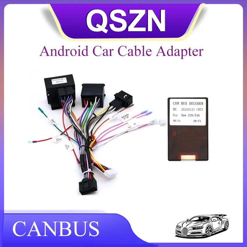 Canbus box Adaptor Decoder For BMW E39 E46 E90 X1 X3 With 16Pin Power ...