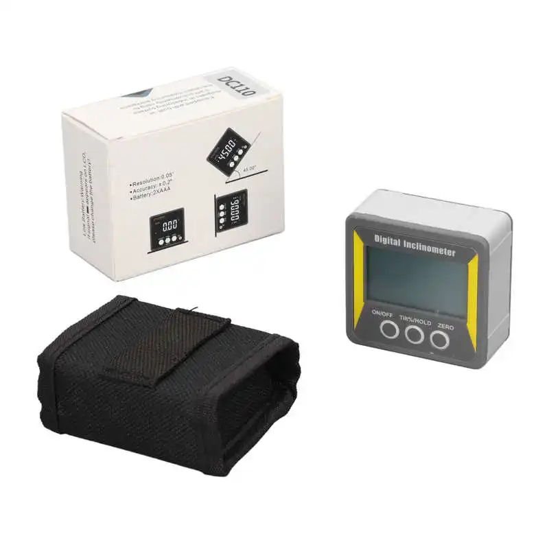 Electronic Protractor Inclinometer Digital Display Auto Shutdown ...