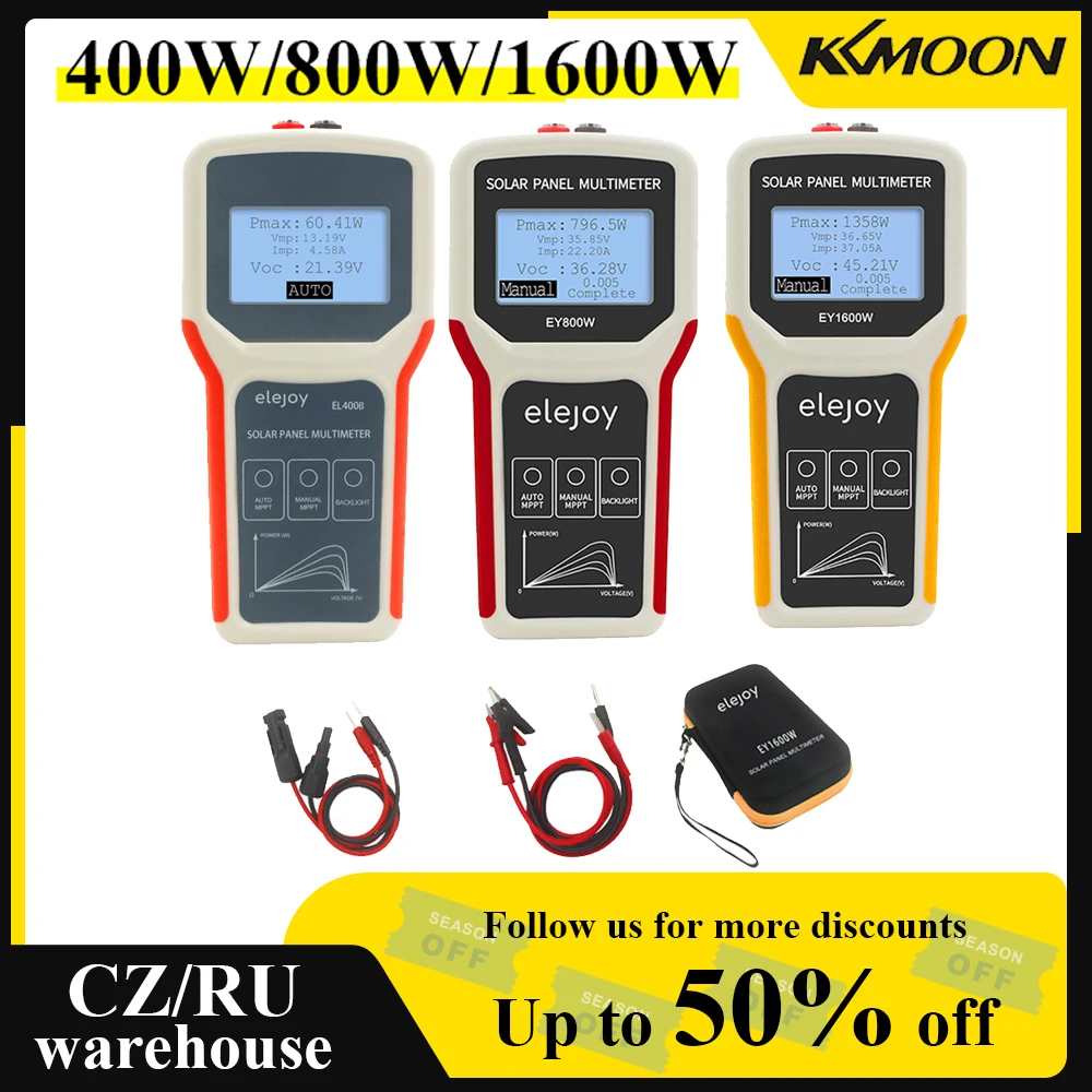 Elejoy-400W-800W-1600W-Photovoltaic-Panel-Multimeter-Solar-Panel-MP-PT ...
