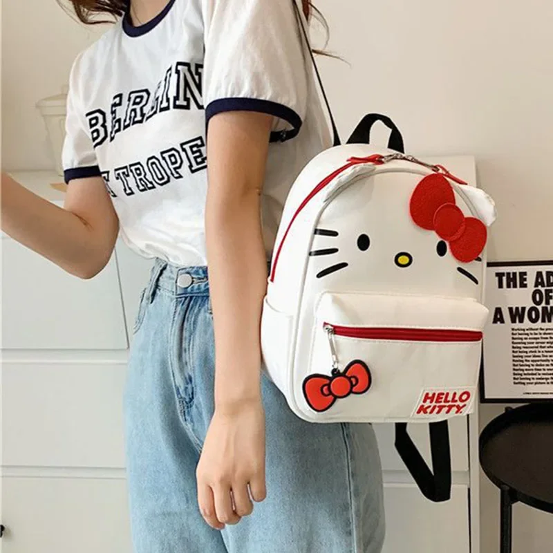 Mochila-de-Hello-Kitty-para-mujer-morral-impermeable-con-dibujos ...