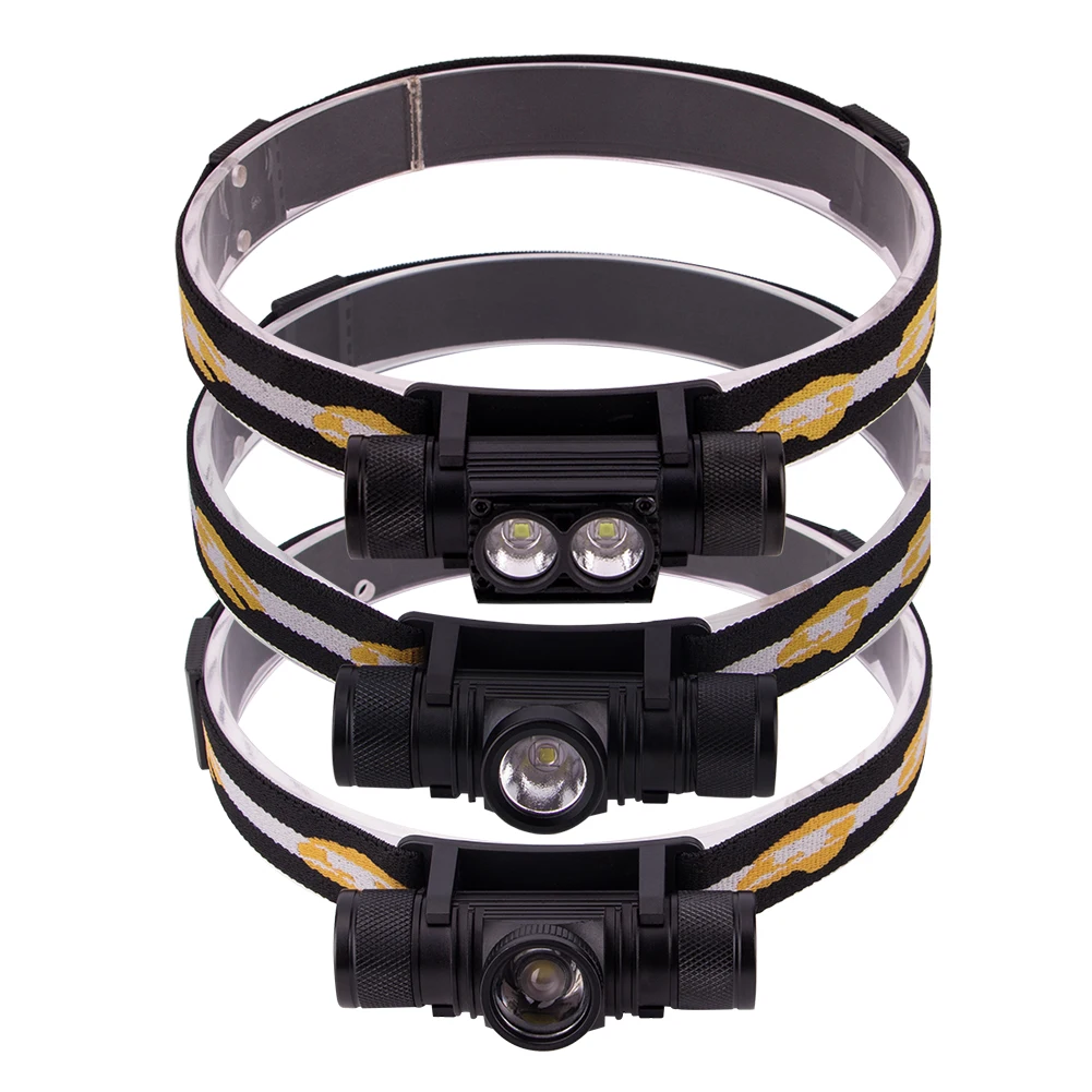 3800LM-XM-L2-LED-Headlamp-USB-Rechargeable-Flashlight-Power-by-18650 ...