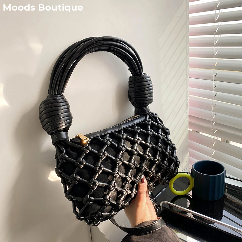 MOODS-Designer-Shoulder-Bags-For-Women-Braided-Hollowed-Out-Crossbody ...