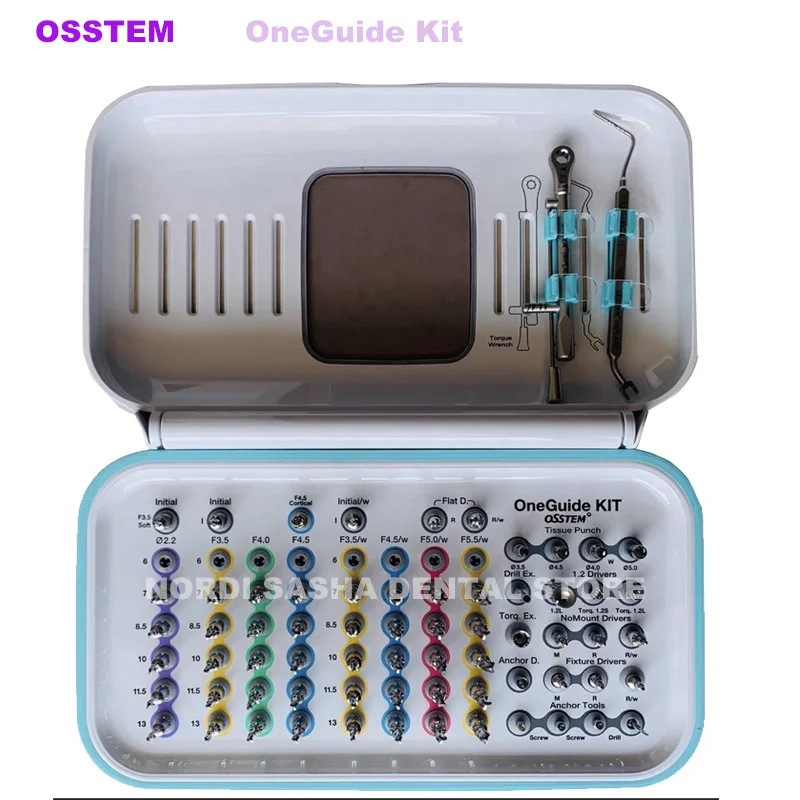 New-2023-Dental-Osstem-One-Guide-Kit-Taper-Surgery-Kits-Dentistry-Lab ...