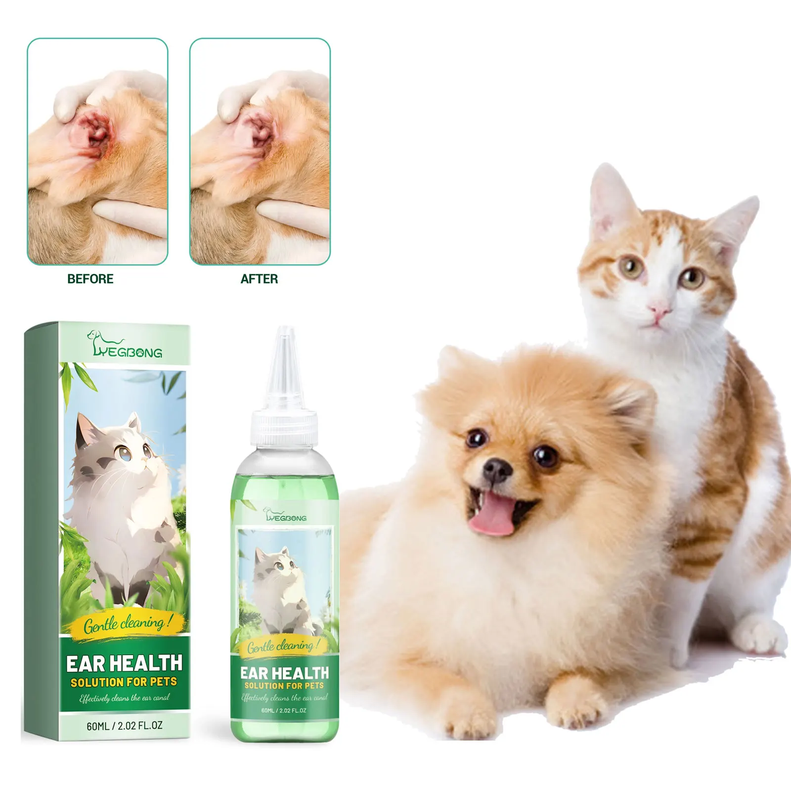 Pet-Ear-Mite-Cleaner-Earwax-Odor-Removal-Cat-Ear-Canal-Dirt-Clean-Yeast ...