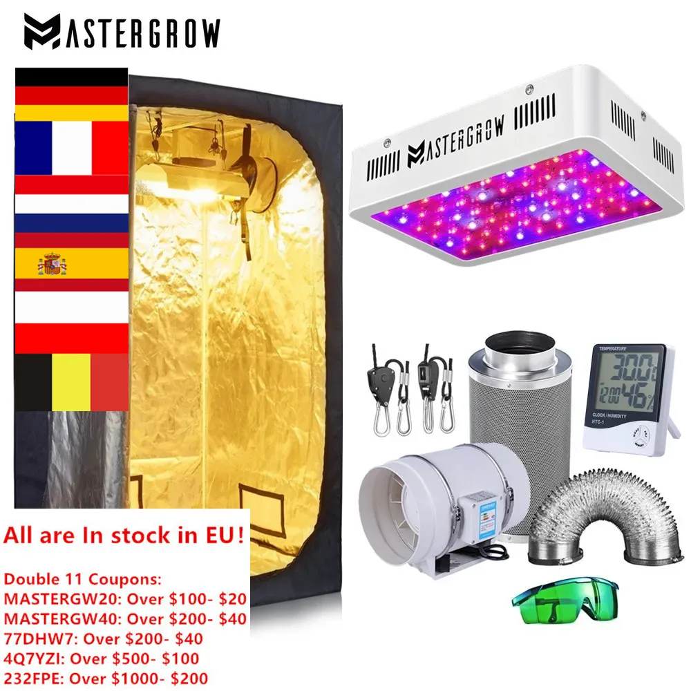 Grow-Tent-Room-Complete-Kit-Hydroponic-Growing-System-1000W-LED-Grow ...