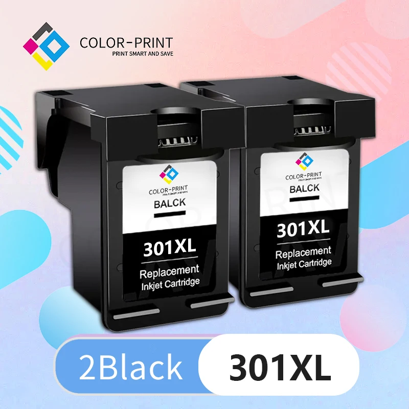 COLOR-PRINT-Remanufactured-301XL-for-HP-301-HP301-XL-Refilled-Ink ...
