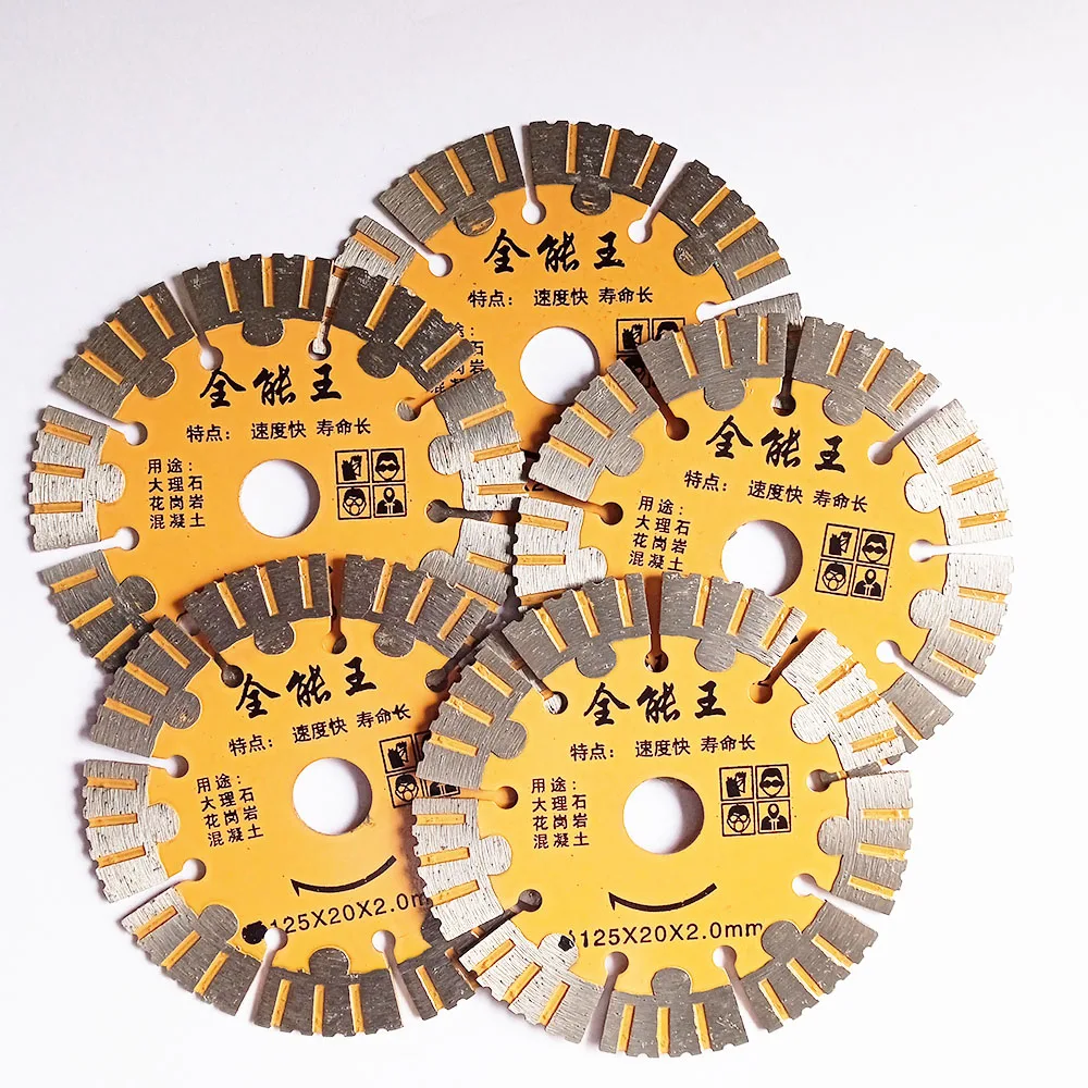 5-Pcs-125mm-Diamond-Saw-Hot-Pressed-Sintered-Mesh-Blade-Cutting-Disc ...