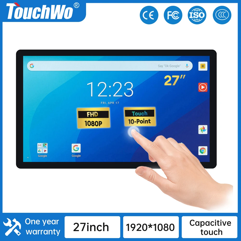 TouchWo-27-Inch-Capacitive-Touch-Screen-Monitors-Industrial-Android ...