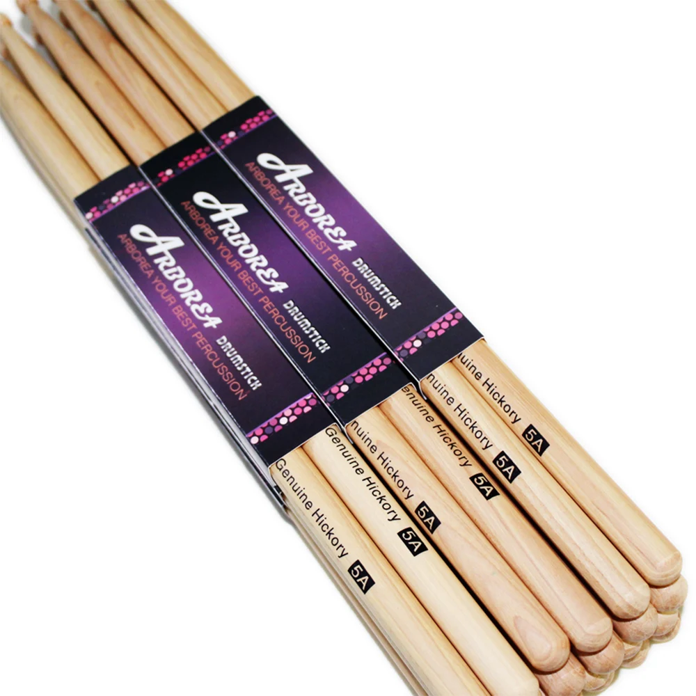 American-Hickory-tambor-Sticks-para-baterista-tocando-alta-qualidade-3 ...