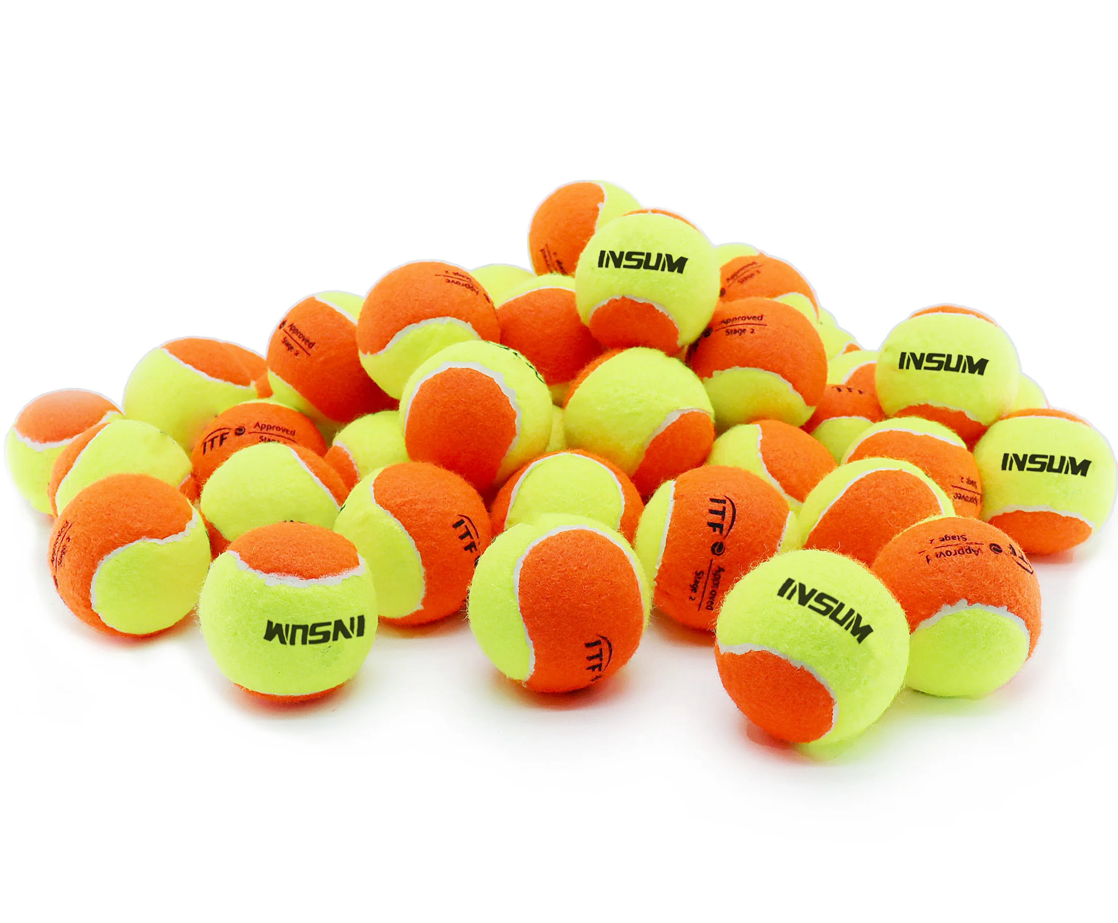 Beach Tennis Balls 50% Standard Pressure Training Balls for Kids and ...