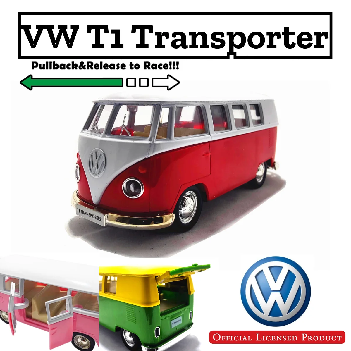 R-plica-de-Volkswagen-T1-Transporter-a-escala-1-36-modelo-fundido-a ...
