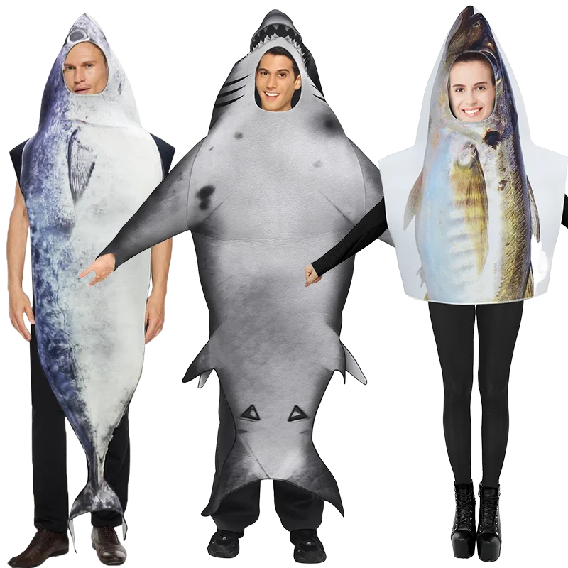 Carnival Fish Costume Food Party Outfit Tunas Bamin Disguisement Wear ...