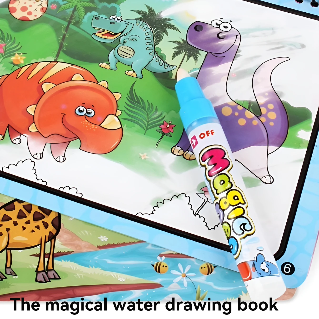 Children's Magic Picture Book Can Be Repeatedly Doodled Using Clean ...