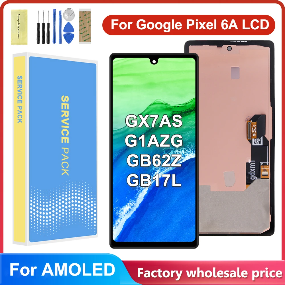 OLED-For-Google-Pixel-6A-LCD-Display-GX7AS-GB62Z-G1AZG-GB17L-Touch ...