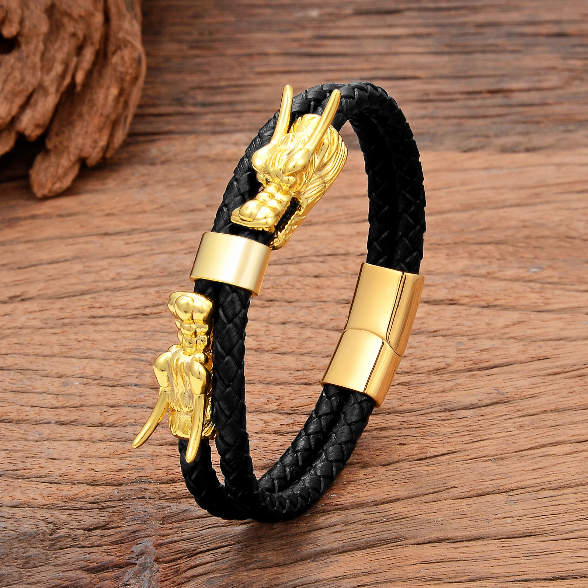 Pulseiras-de-drag-o-estilo-chin-s-para-homens-e-mulheres-amuleto-de ...