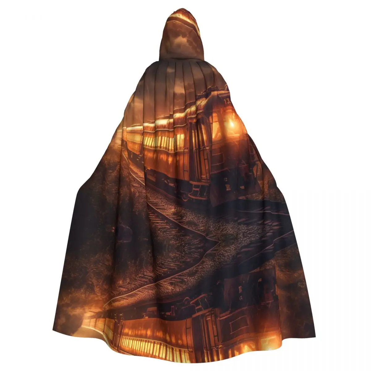 Unisex-Witch-Party-Reversible-Hooded-Adult-Vampires-Cape-Cloak-Steam ...
