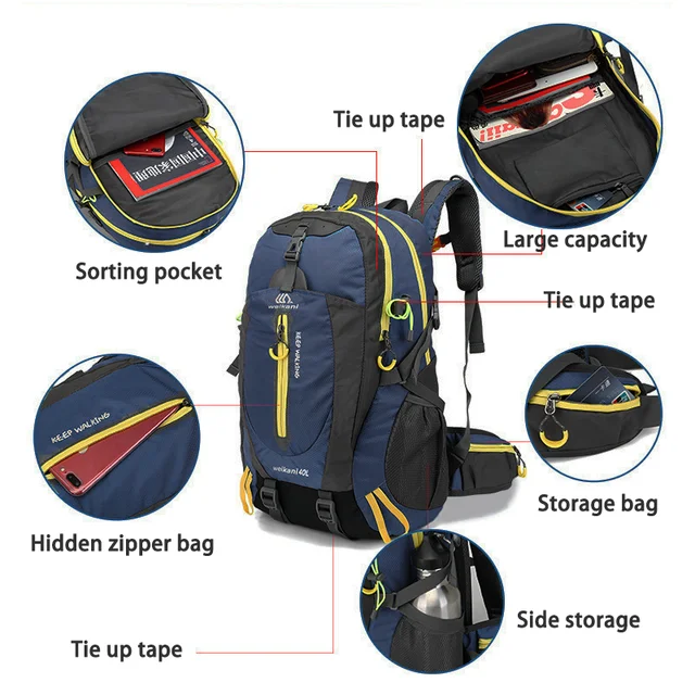 30L- 40L Climbing Backpack - Hiking - Hiking - Camping - Camping Boutique