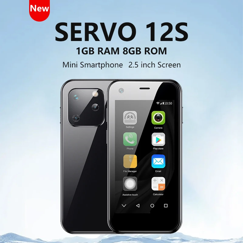 SERVO 12S Mini Smartphone Android 3G WCDMA rete 2.5 "schermo fotocamera ...
