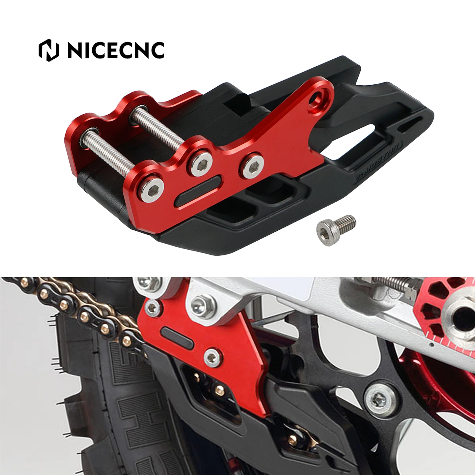 NICECNC For Honda CRF250R CRF450R 2007-2022 Chain Guide Guard CRF250RX ...
