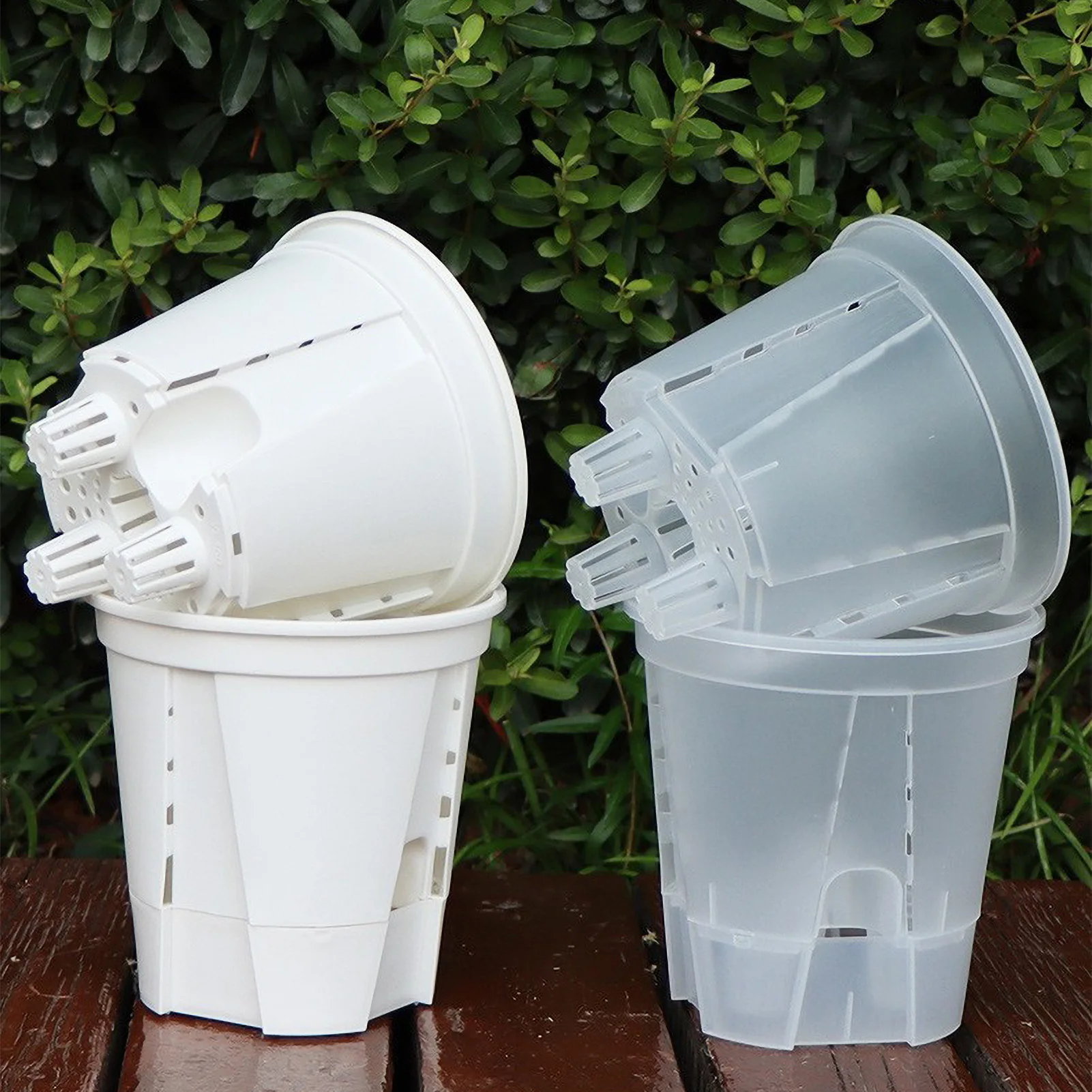 5pcs-Plastic-Flowerpot-Planter-Plant-Root-Control-Pot-with-Self ...