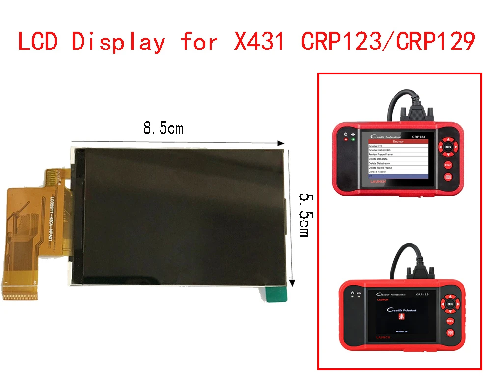 LCD Screen for LAUNCH X431 CRP123/CRP129/Creader VIII/Creader VII+ Auto ...