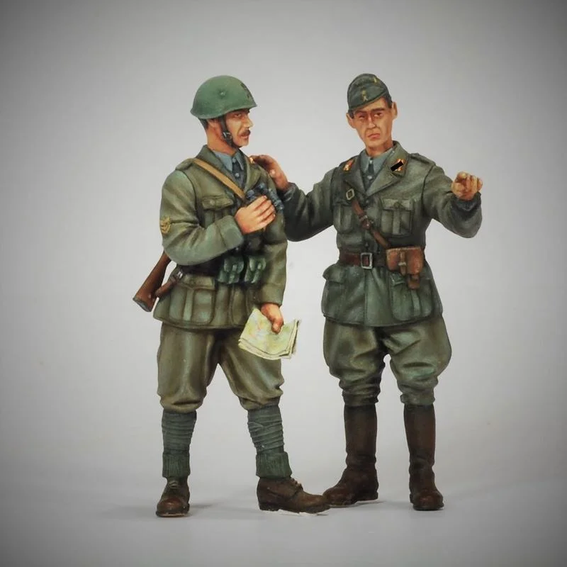 1-35-Scale-Figure-Resin-Model-Kit-History-Mini-Italian-Officers-and ...