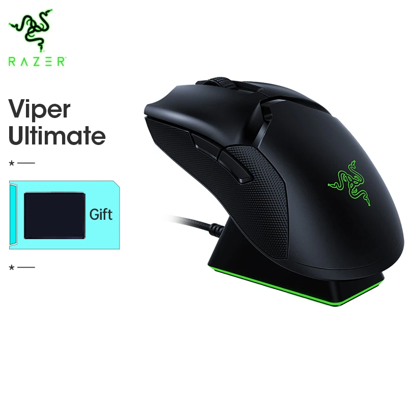 Razer Viper Ultimate Wireless Gaming Mouse (With Charging Base ...