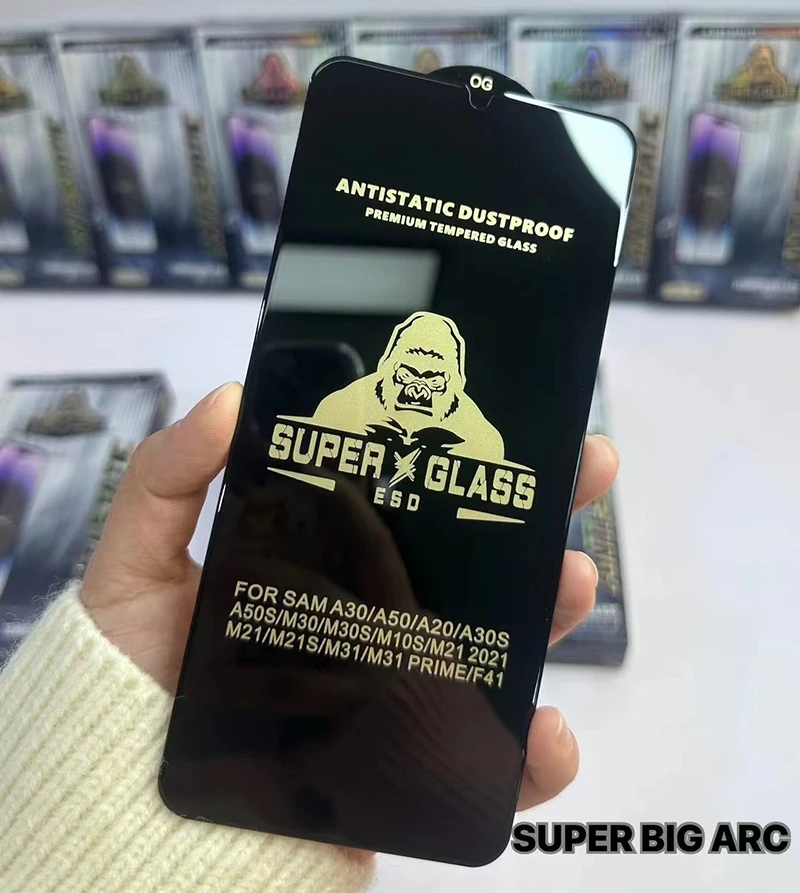 10pcs ESD Super Tempered Glass OG ANTI STATIC Screen Protector Film For ...