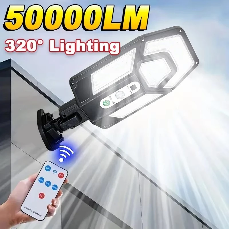 New Solar Lamp 55LED Outdoor Sunlight Motion Sensor Remote Control ...