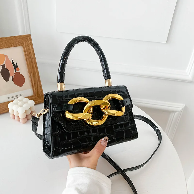 Ladies-Solid-Color-Stone-Pattern-Square-Handbags-2022-Trendy-Leather ...